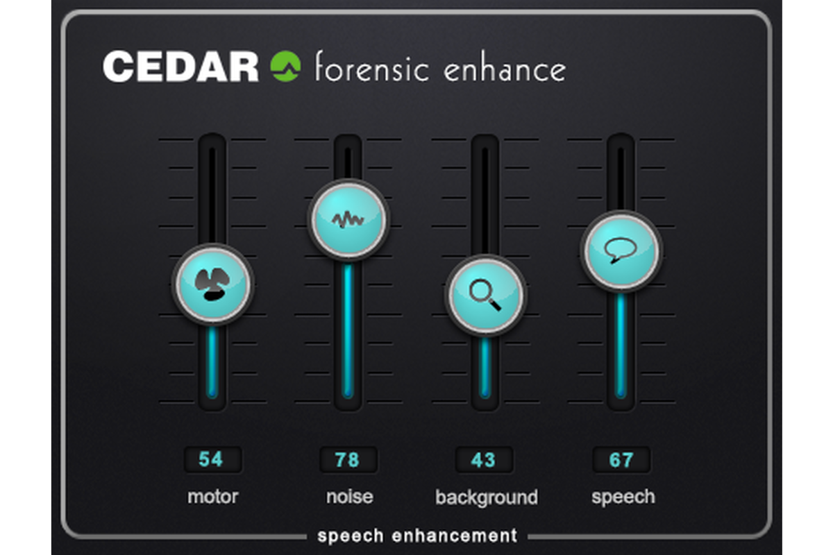 Forensic Enhance – Cedar Audio Ltd
